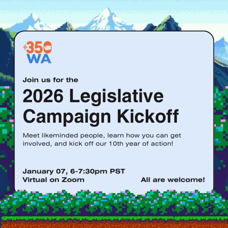 350 WA Civic Action Team Campaign Kickoff! | SVP Seattle